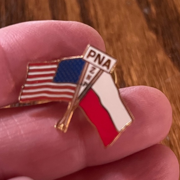 Accessories | Pna Lapel Pin Polish And American Flags Polish National ...